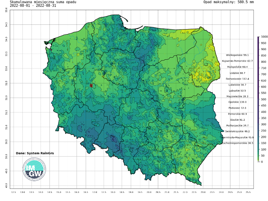 IMGW-PIB: Prognoza meteorologiczna i szczegółowa prognoza hydrologiczna ...